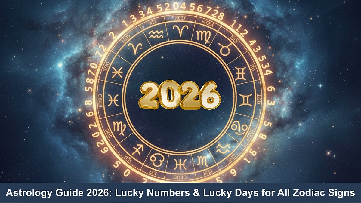 Astrology Guide 2026: Lucky Numbers & Lucky Days For All Zodiac Signs ...