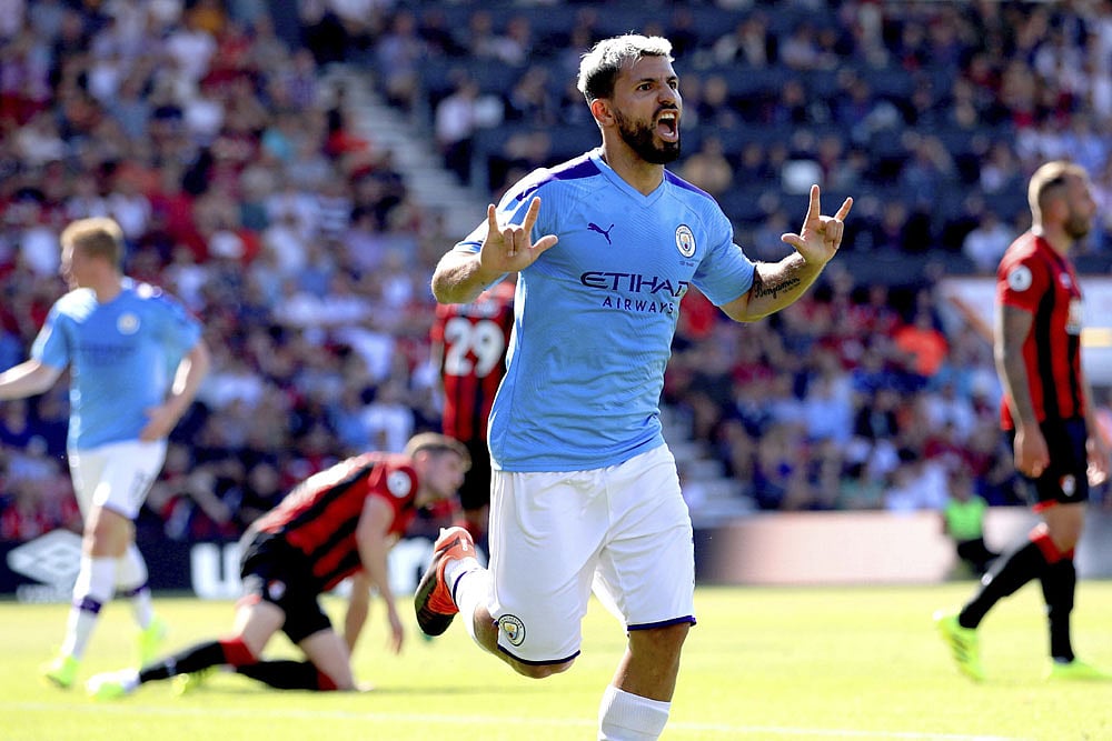 EPL, Bournemouth 1-3 Manchester City: Sergio Aguero Reaches 400 Career ...