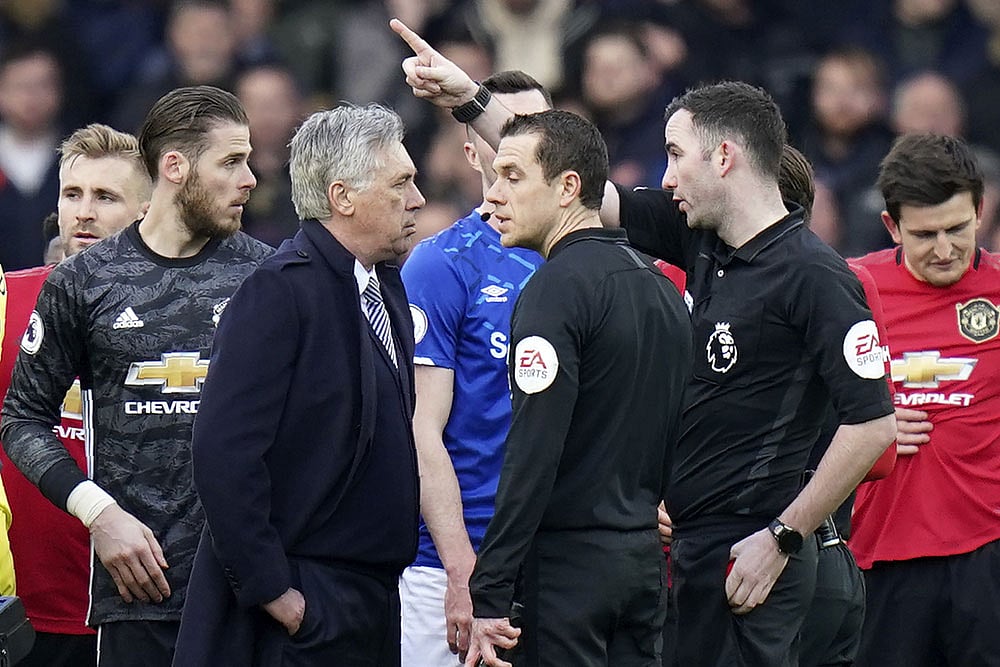 Everton Boss Carlo Ancelotti Hit With FA Misconduct Charge Following ...