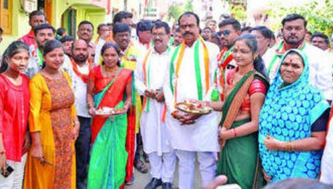 Maharashtra Assembly Poll : विलास औताडेंच्या पदयात्रेला चिकलठाणा ...