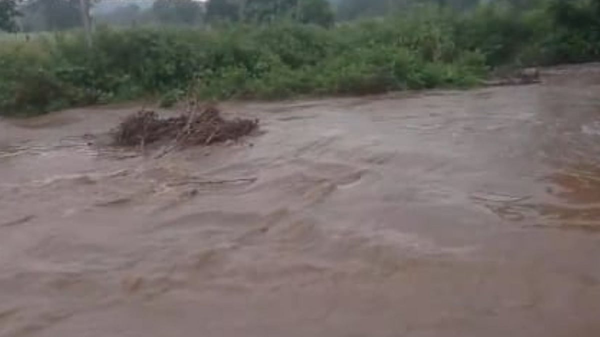 Nanded Flood | फुटलेल्या पाझर तलावमुळे मांजरम भागात पाणीच पाणी, २ तास ...