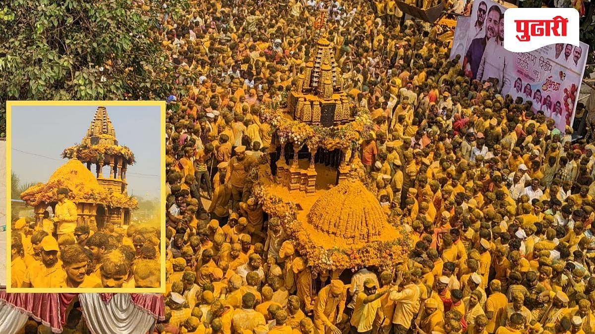 Balumama Yatra 2026 | लाखो भाविकांच्या मांदियाळीत बाळूमामांचा रथोत्सव ...