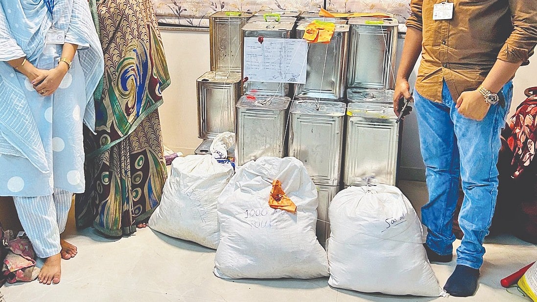 Fake Ghee Factory Raid | जयसिंगपुरात बनावट तूपनिर्मिती केंद्रावर छापा ...