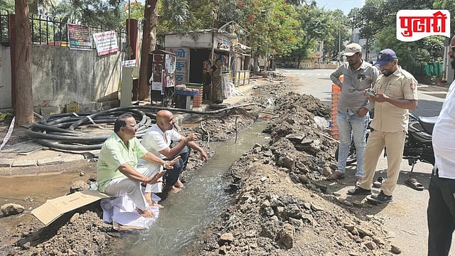 यमुनानगरमध्ये जलवाहिनी फुटली; तीन दिवस लाखो लिटर पाणी वाया|pimpri ...