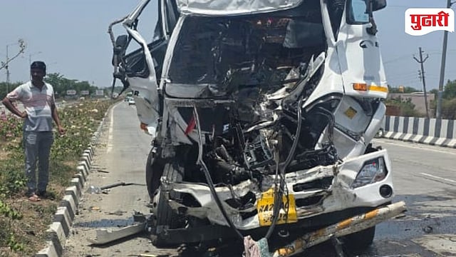 Nanded Accident | लातूर - नांदेड मार्गावर एकाच मालकाच्या दोन टँकरची धडक ...