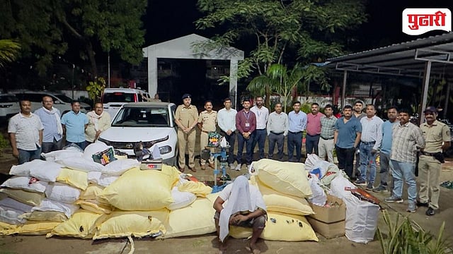Chandrapur Police Raid | सावलीत बनावट तंबाखू निर्मिती केंद्रावर छापा ...