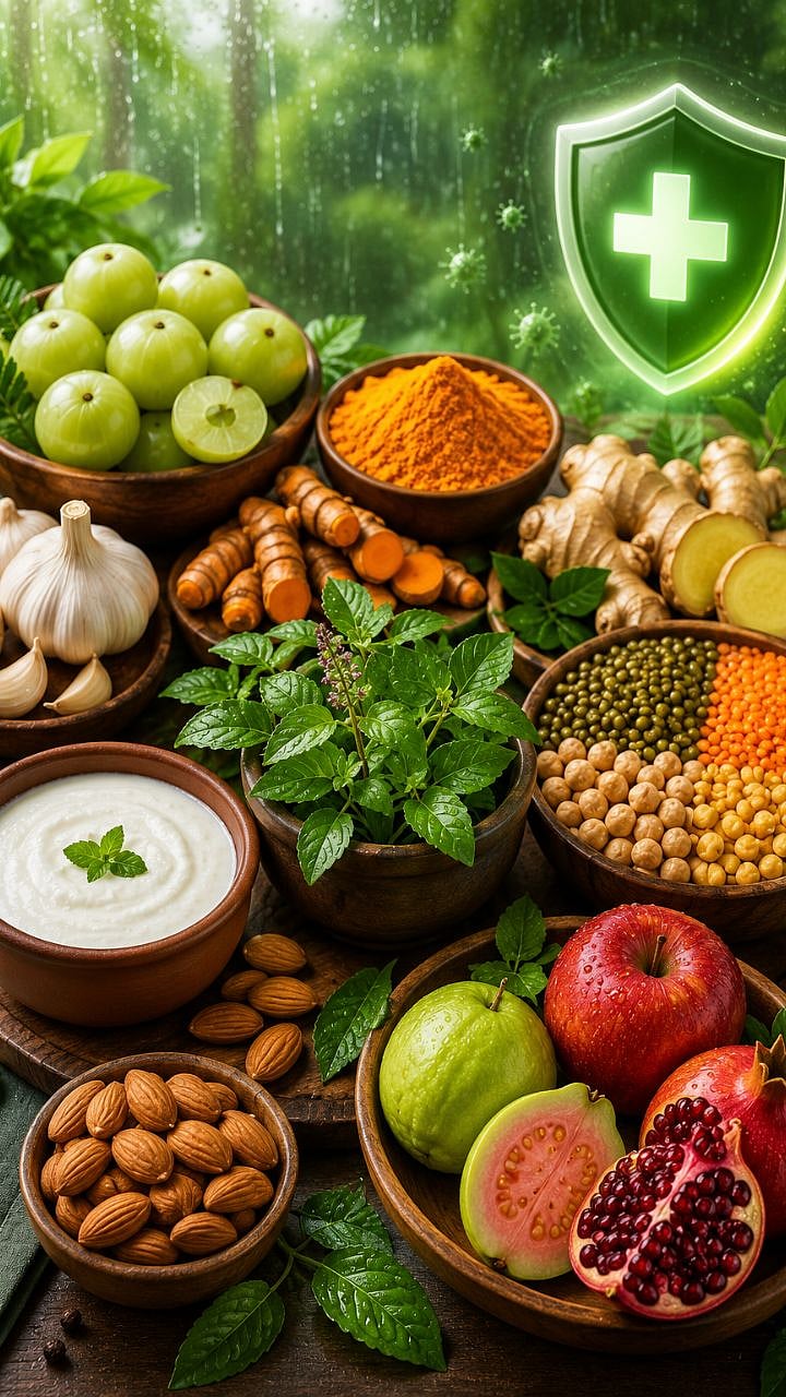 Immunity Boosting Foods | पावसाळ्यात रोगप्रतिकारशक्ती वाढवणारे 9 सुपरफूड्स