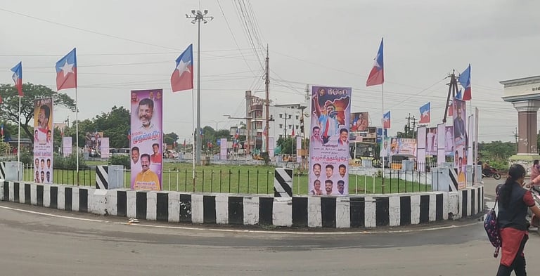 Banner in Perambalur calling Thirumavalavan tomorrow chief minister