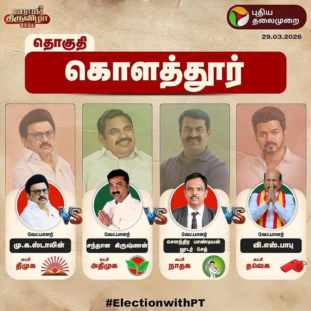 List of TVK candidates contesting in Chennai constituencies