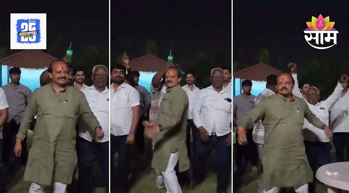 Viral Video : 'तुझ्या पिरतीचा विंचू मला..' वसंत मोरे थिरकले ...