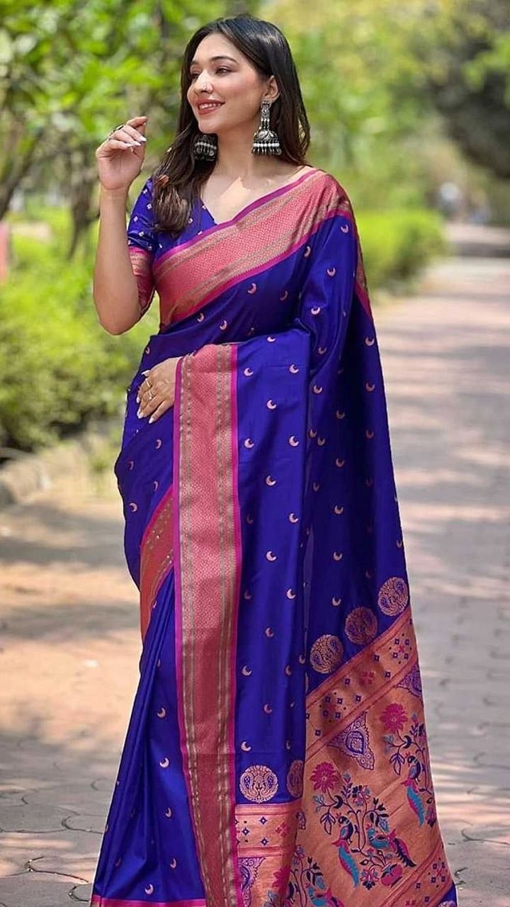Chandrakor Paithani Design: वटपौर्णिमेसाठी नव्या नवरीला भेट द्या ...