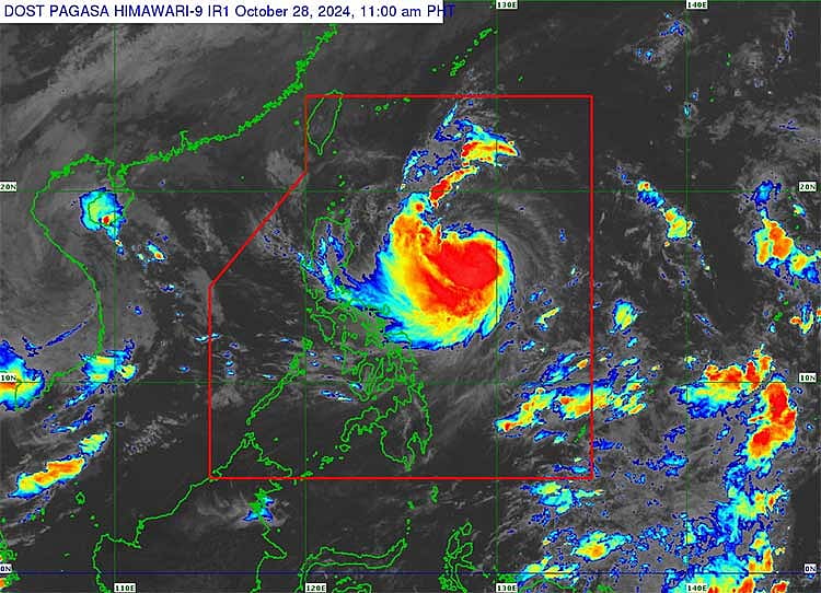 Leon turns into severe tropical storm; Luzon areas under wind signal