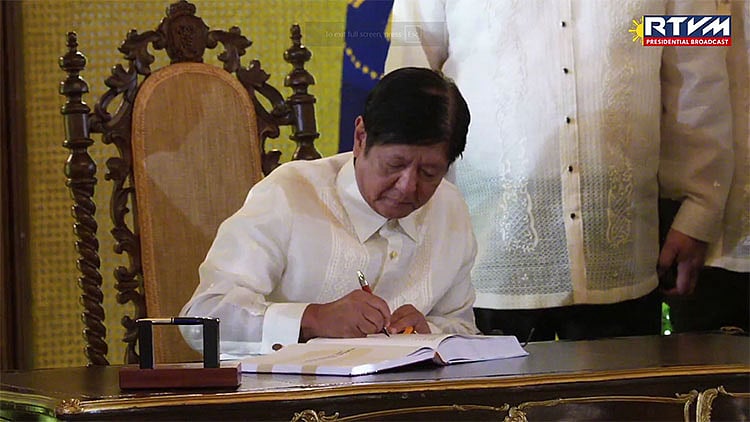 Marcos denies Duterte claims on missing budget discrepancies