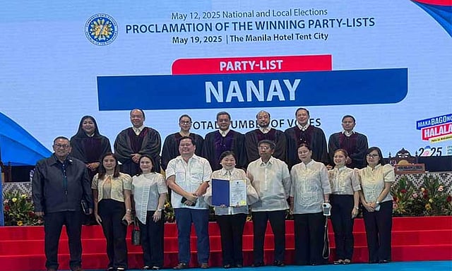 NANAY Party-list gets congressional seat