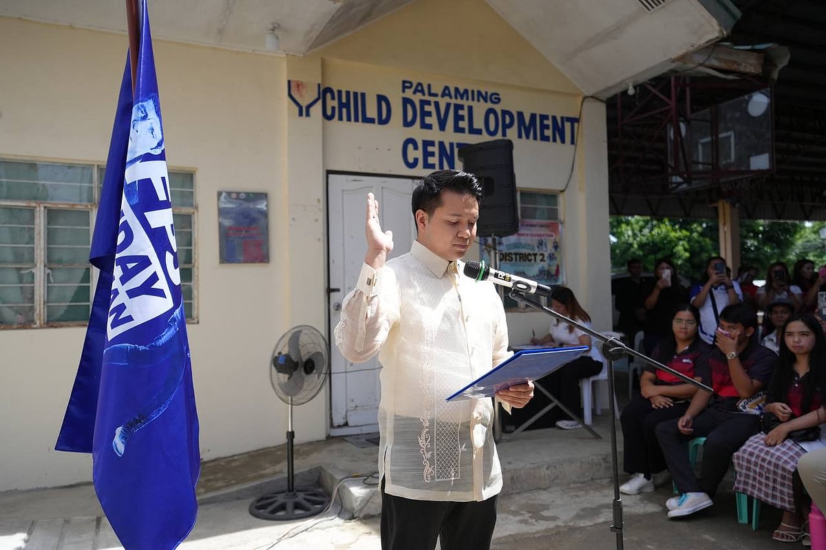 FPJ Party-list Representative Brian Poe takes oath