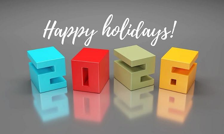 LIST: Holidays for 2026