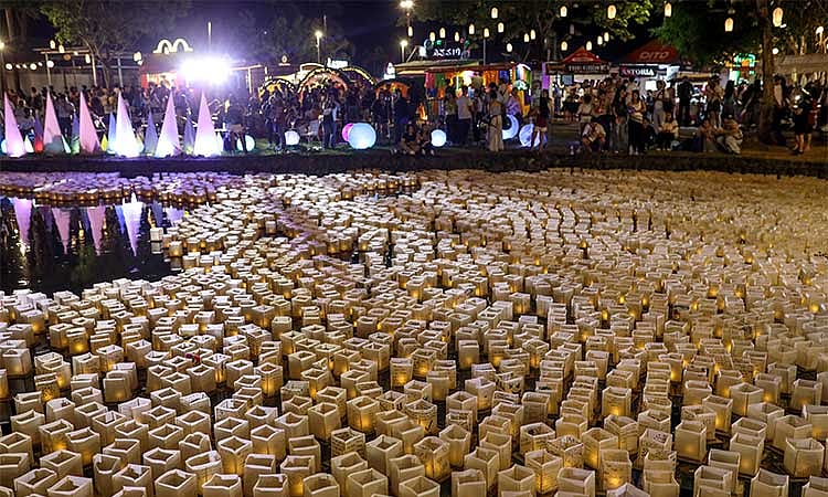 Pampanga water lantern display sets Guinness World Record