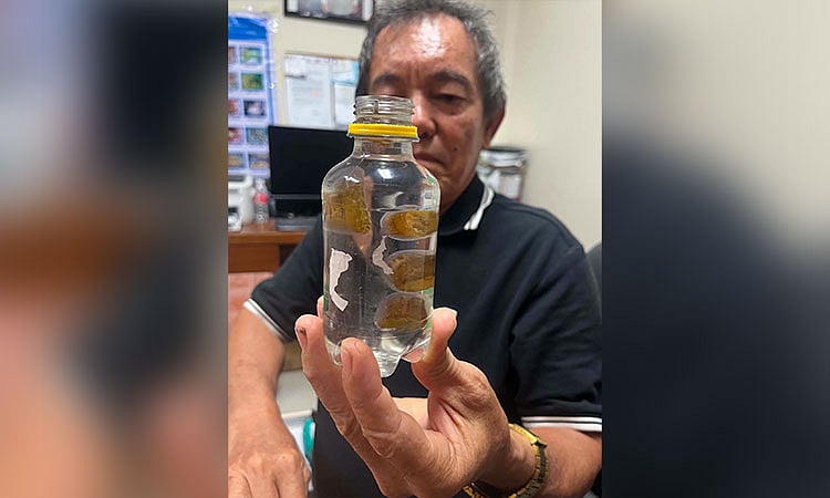 Beach goer sa Lapu gipasidan-an sa gagmay’ng bokya