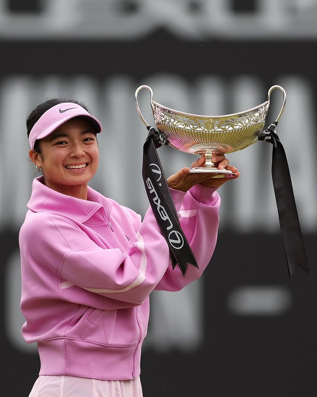 Eala wins first grass court title