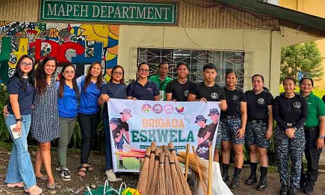 BJMP Female Dorm Joins DCNHS Brigada Eskwela