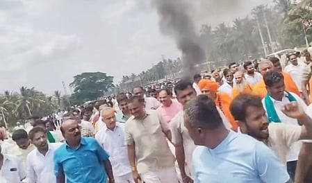 Farmers, BJP protest demand scrapping of Hemavathi Link Canal project