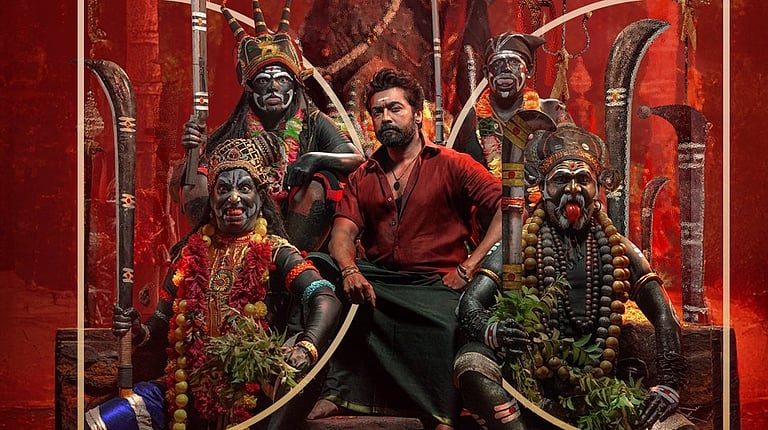 Karuppu review: Suriya’s screen presence powers this mythological court ...