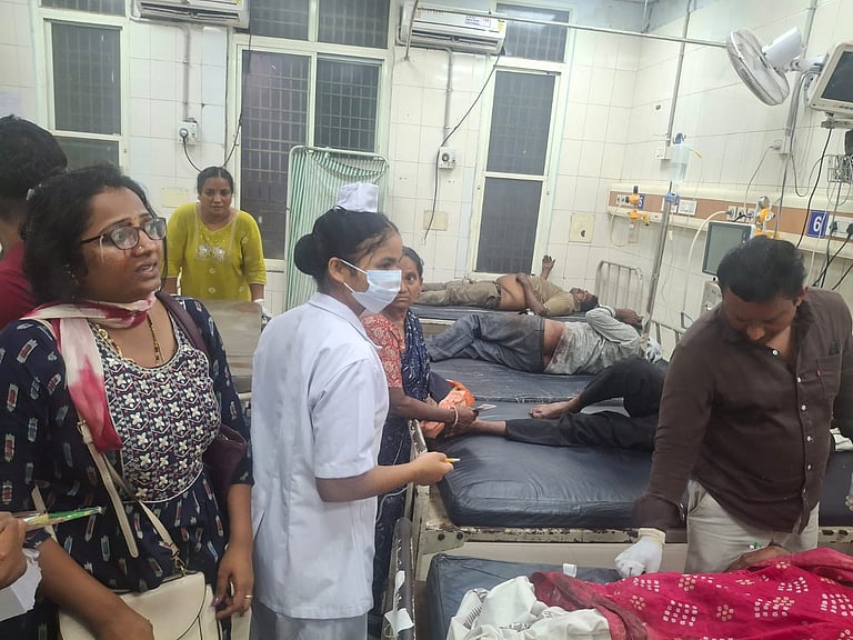 Three killed as RTC bus rams into stationary lorry in Visakhapatnam