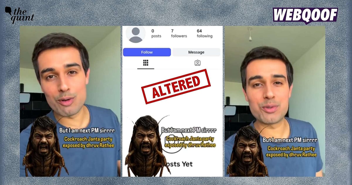 Fact-check: Altered Clip of Dhruv Rathee Exposing Cockroach Janta Party ...