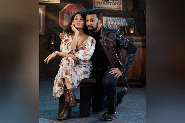 Sudeep posts favourite pics with Jacqueline Fernandez from ‘Vikrant ...