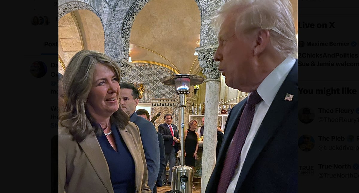 UPDATED: Danielle Smith meets Trump in Mar-a-Lago
